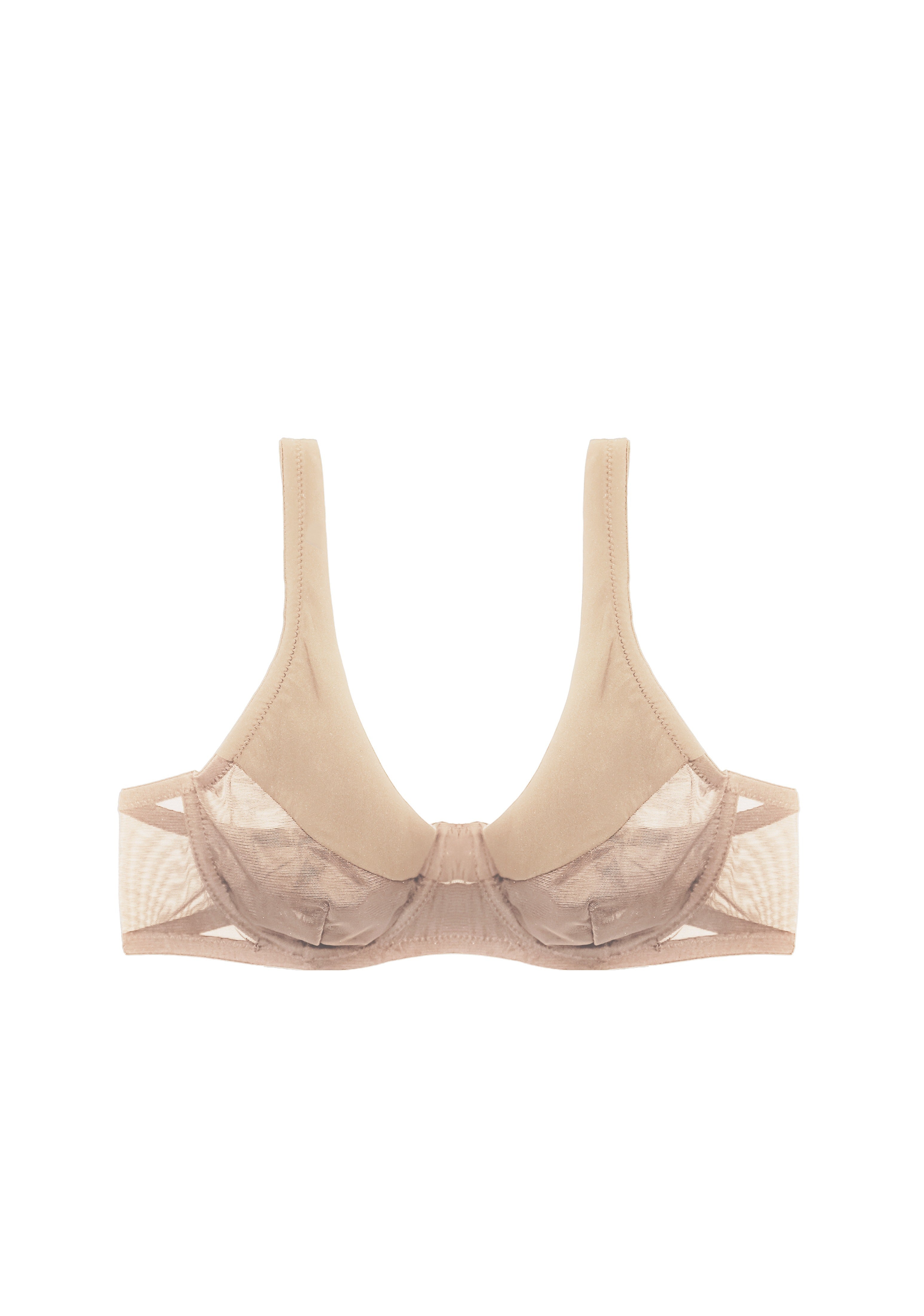 Shop Soho Weekends Underwired Bra in Beige - I.D. Sarrieri